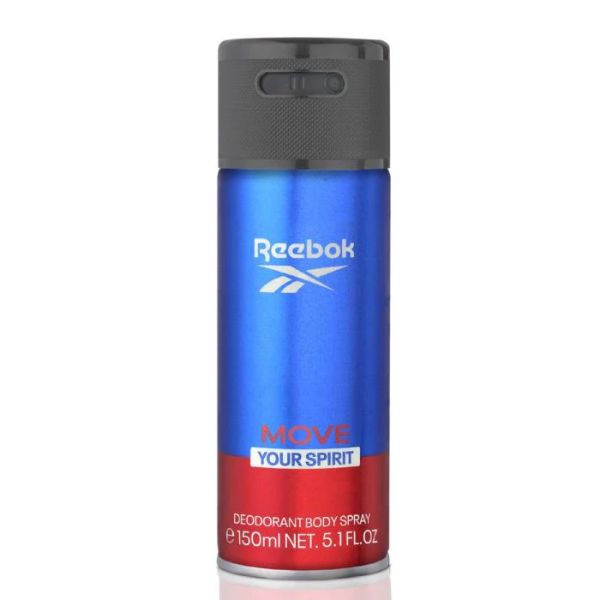 REEBOK MOVE YOUR SPIRIT HOMBRE 150 ML (BODY SPRAY) - Perfumes Aqua