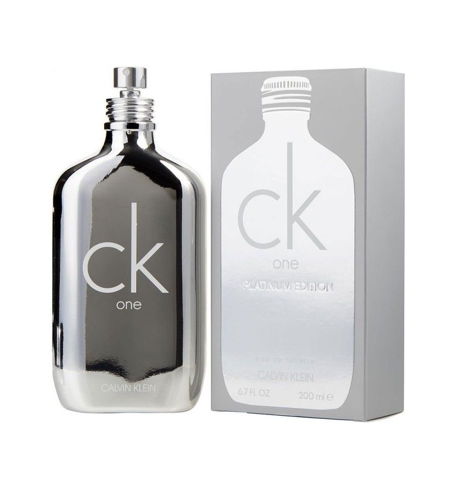 CALVIN KLEIN CK ONE PLATINUM EDITION UNISEX 200 ML EDT - Perfumes Aqua