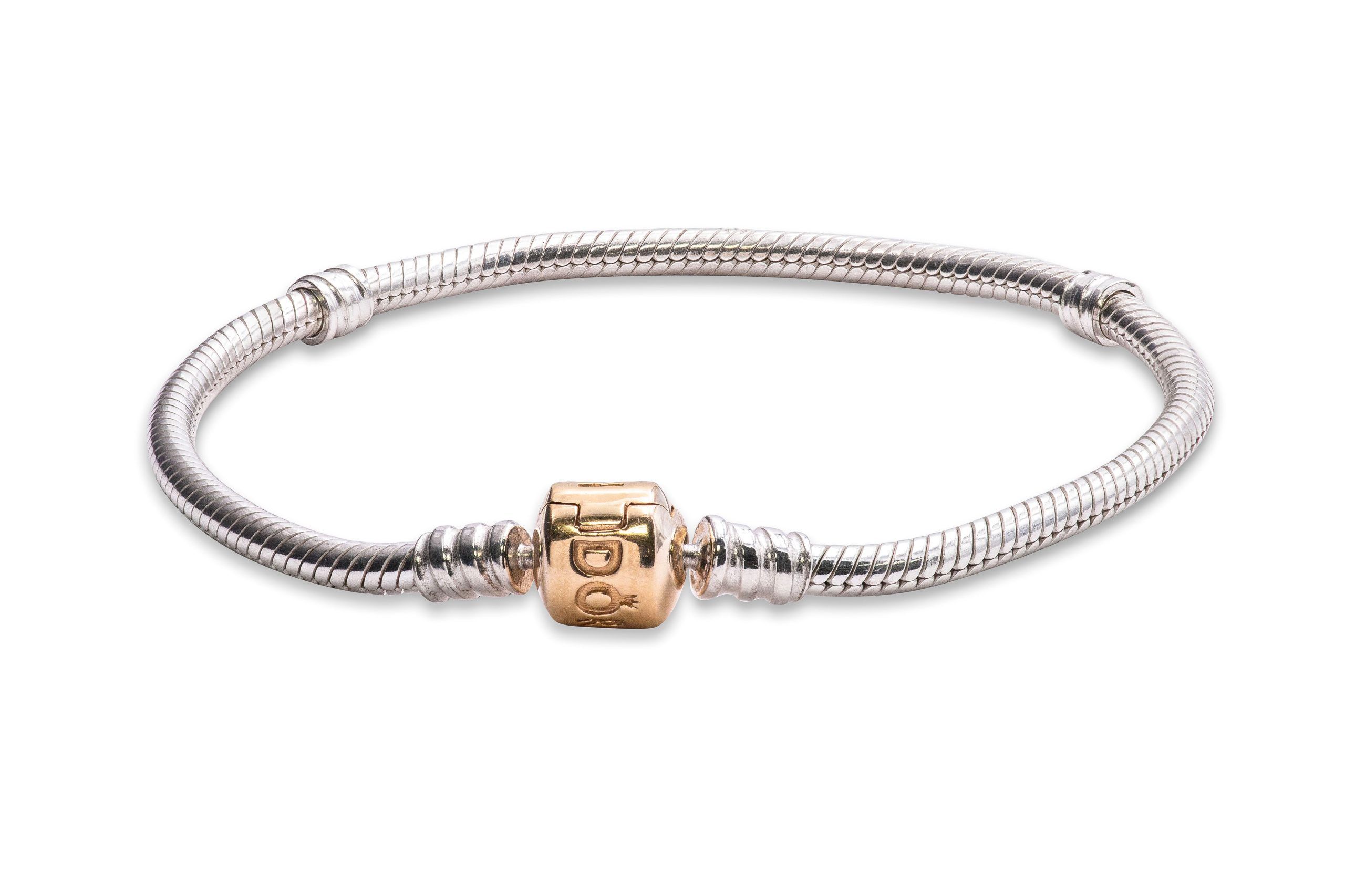 PANDORA Pulsera de Barril Oro - Perfumes Aqua