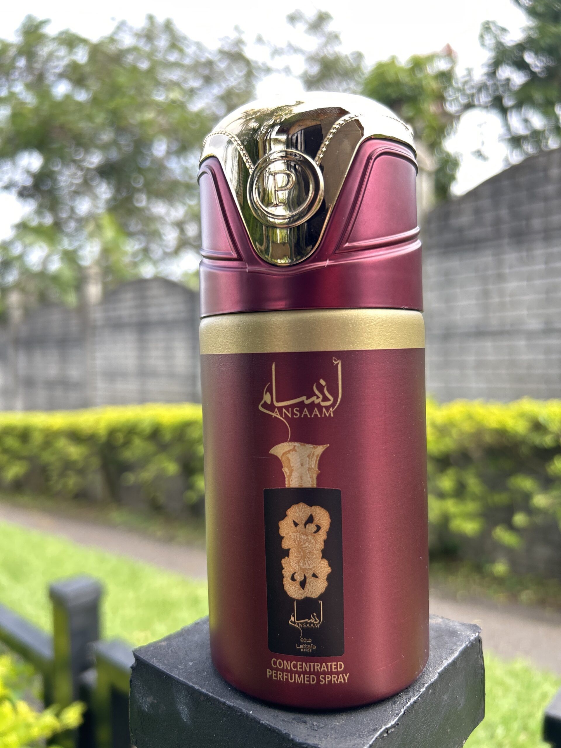 LATTAFA ANSAAM GOLD UNISEX (BODY SPRAY) 250 ML - Perfumes Aqua