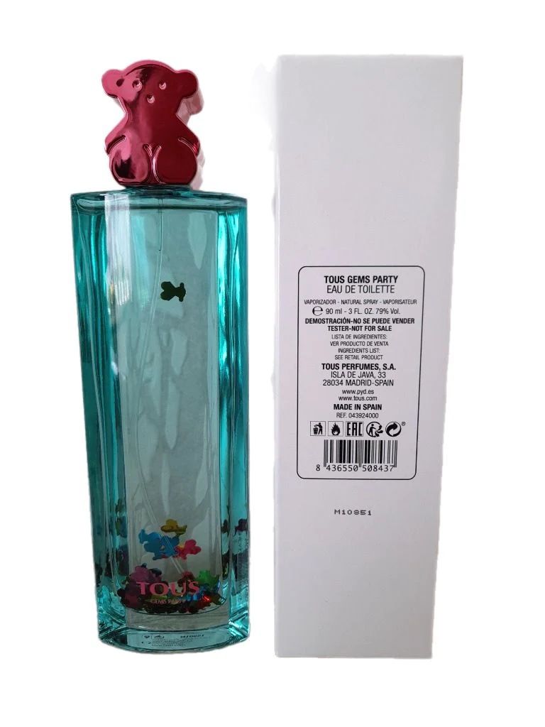 TOUS GEMS PARTY 90 ML EDT (TESTER) - Perfumes Aqua
