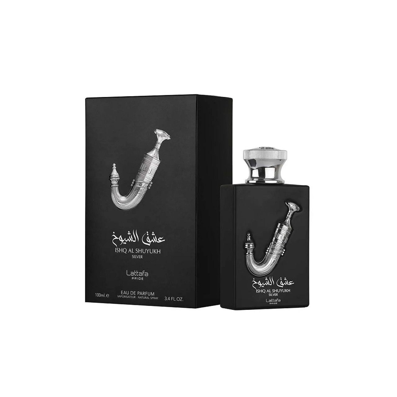 LATTAFA PRIDE ISHQ AL SHUYKN SILVER 100 ML EDP UNISEX - Perfumes Aqua