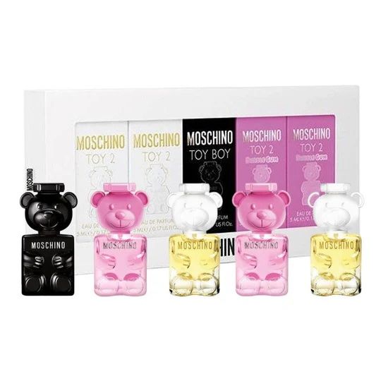 ESTUCHE MOSCHINO MINI SET (5 PIEZAS) - Perfumes Aqua
