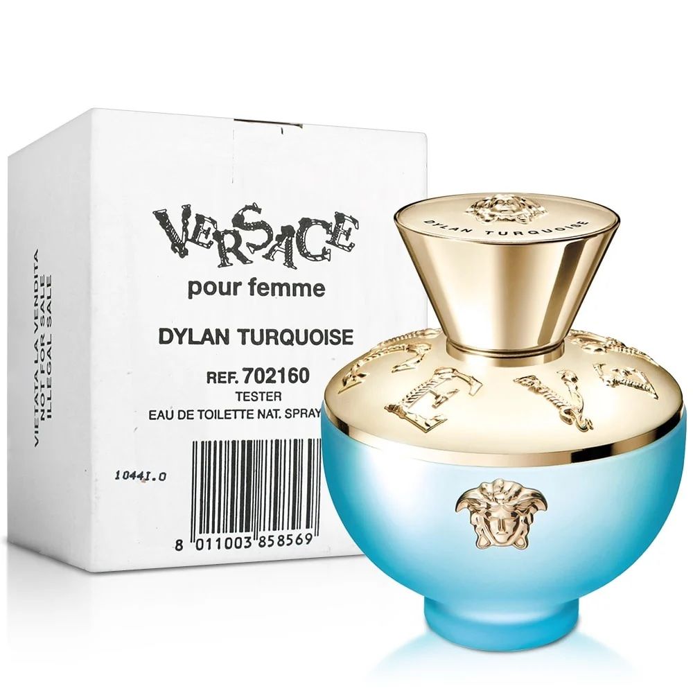 VERSACE DYLAN TURQUOISE MUJER 100 ML EDP (TESTER) - Perfumes Aqua