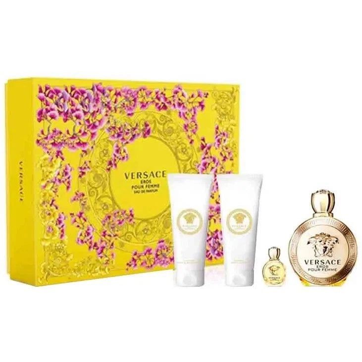 ESTUCHE VERSACE EROS POUR FEMME (4 PIEZAS) - Perfumes Aqua