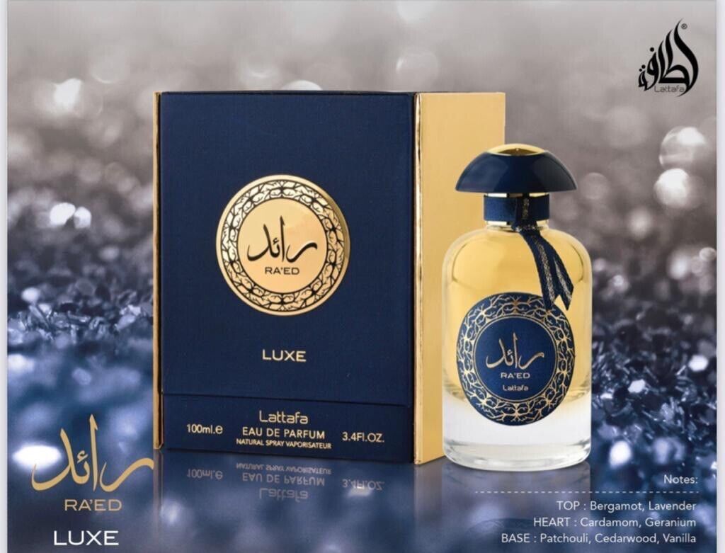 LATTAFA RAED GOLD LUXE UNISEX 100 ML EDP - Perfumes Aqua